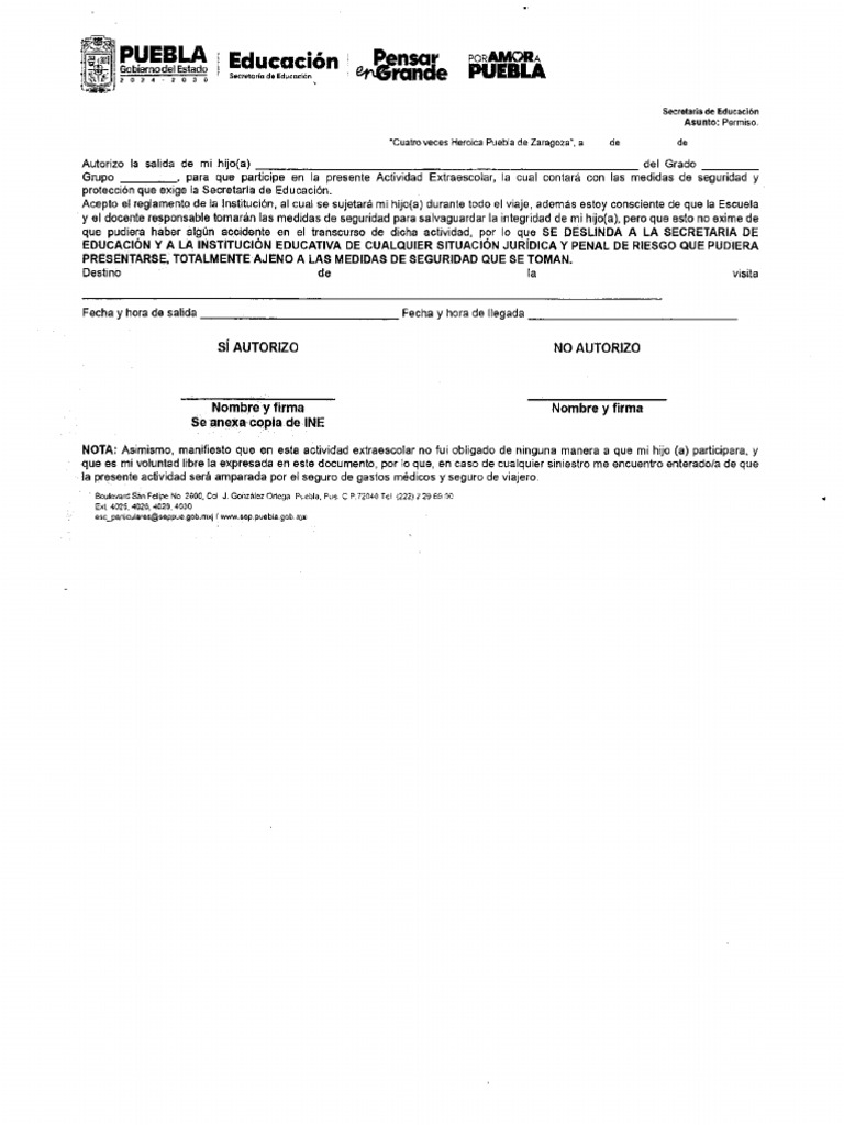 Permiso IW | PDF