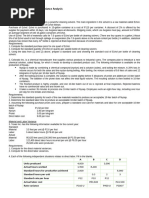 Standard Costing & Variance Analysis Problems | PDF | Variance | Cost