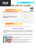 Cuento Primer Día de Clases | PDF