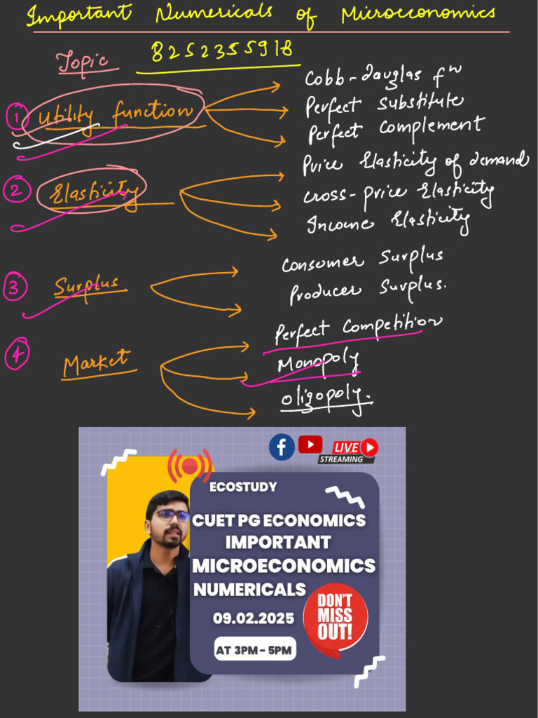 Microeconomics Important Questions and Answer | PDF | Economic Surplus | Elasticity (Economics)