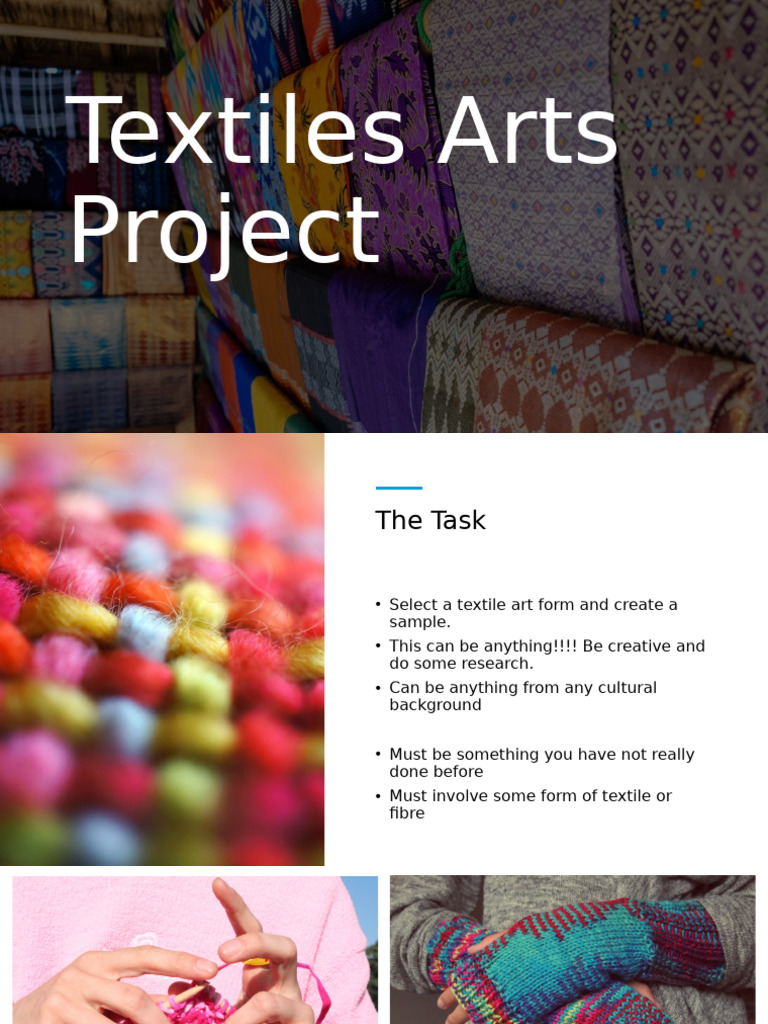 GR 11-12 Textile Arts Project | PDF