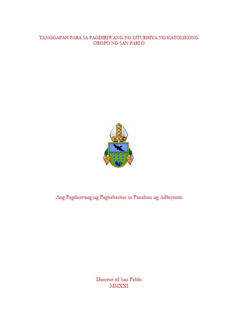 Pagbabasbas Ng Korona Ng Adbiyento | PDF