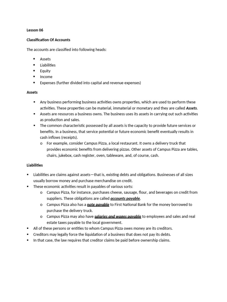 006-FA Accounting Equation | PDF | Equity (Finance) | Debits And Credits