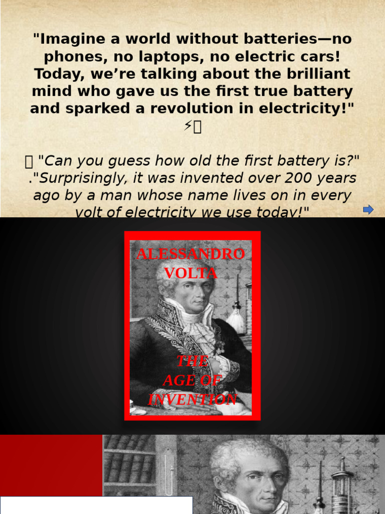 Alessandro Volta Shanmukh&Umesh | PDF | Electricity | Electromagnetism