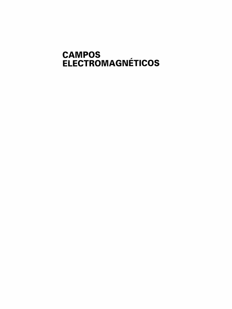 Wagnes Electromagnetismo | PDF