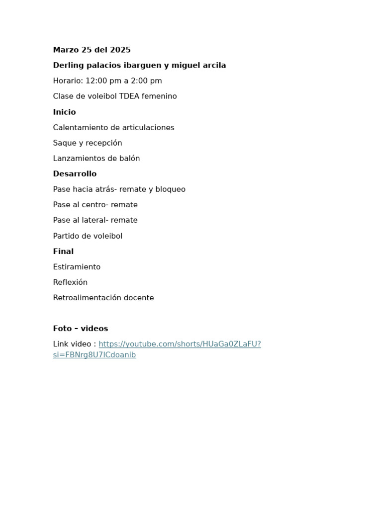 Marzo 25 Del 2025 Tdea | PDF