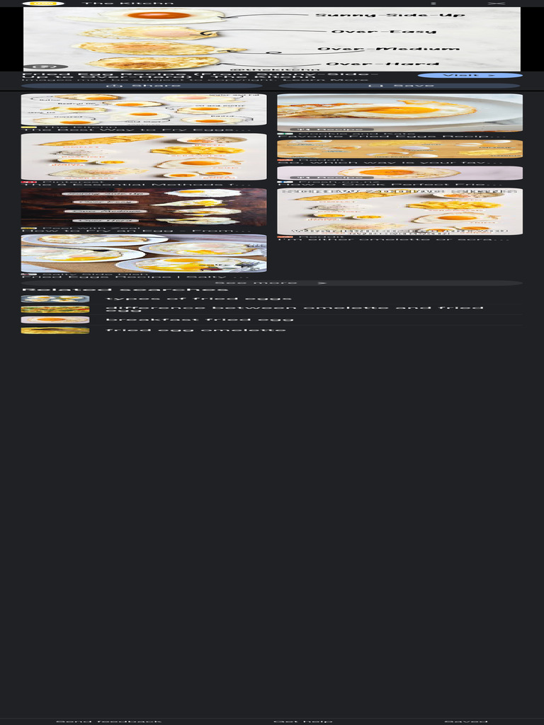 Omelette vs Fried Egg - Google Search | PDF