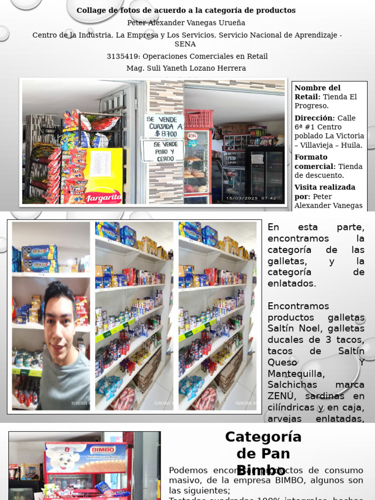 Collage de Fotos de Acuerdo A La Categoría de Productos GA1-260101062-AA2-EV02 | PDF | Alimentos ...