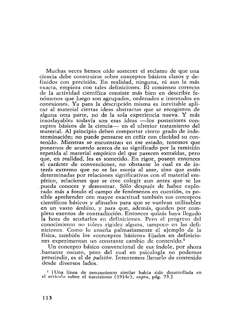 Pulsiones y Destinos Unidad 1, Clase 2 y 3 | PDF