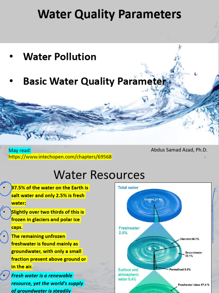 Key Water Quality Parameters Explained | PDF | Water | Ph