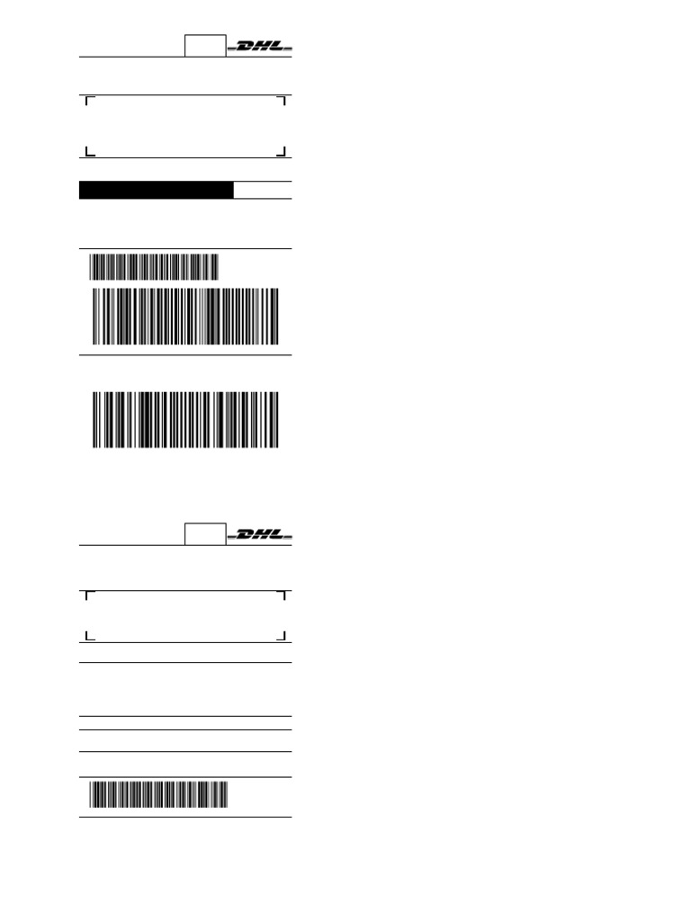 DHL Domestic Shipment Waybill Details | PDF
