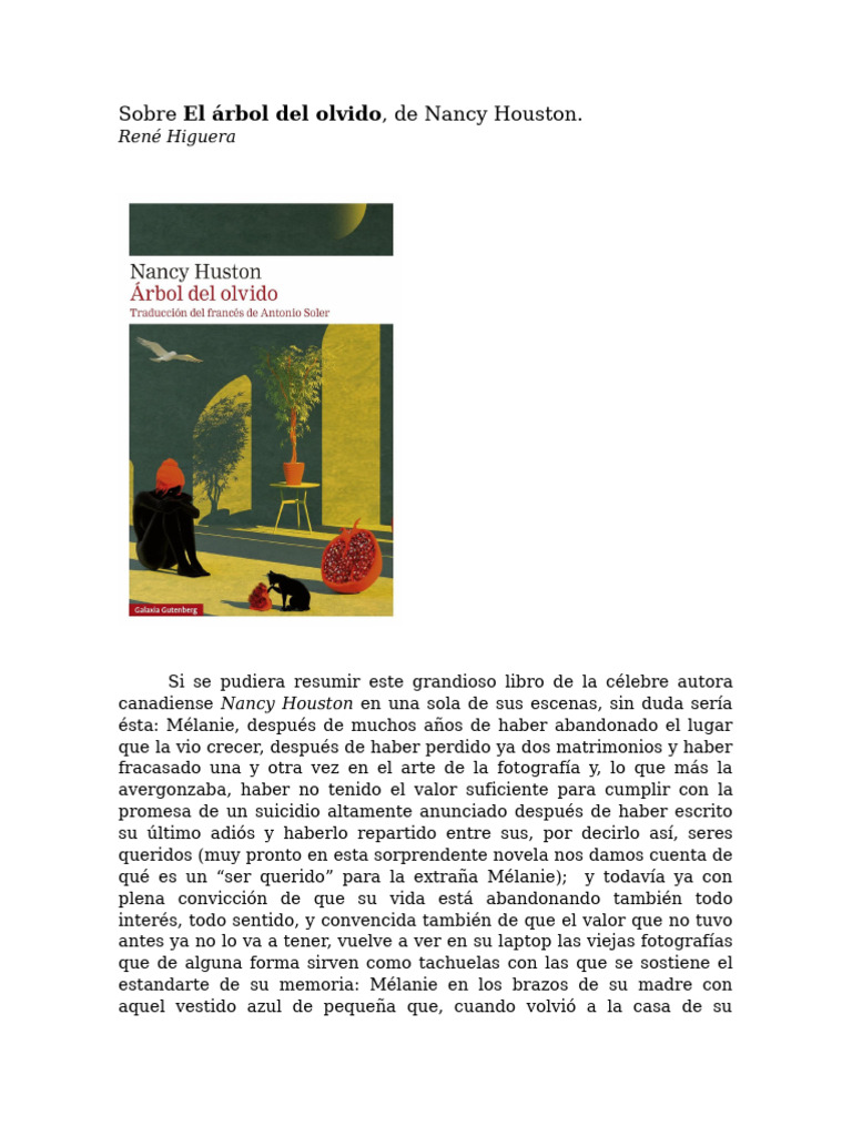 Si Se Pudiera Resumir Este Grandioso Libro de La Célebre Autora ...