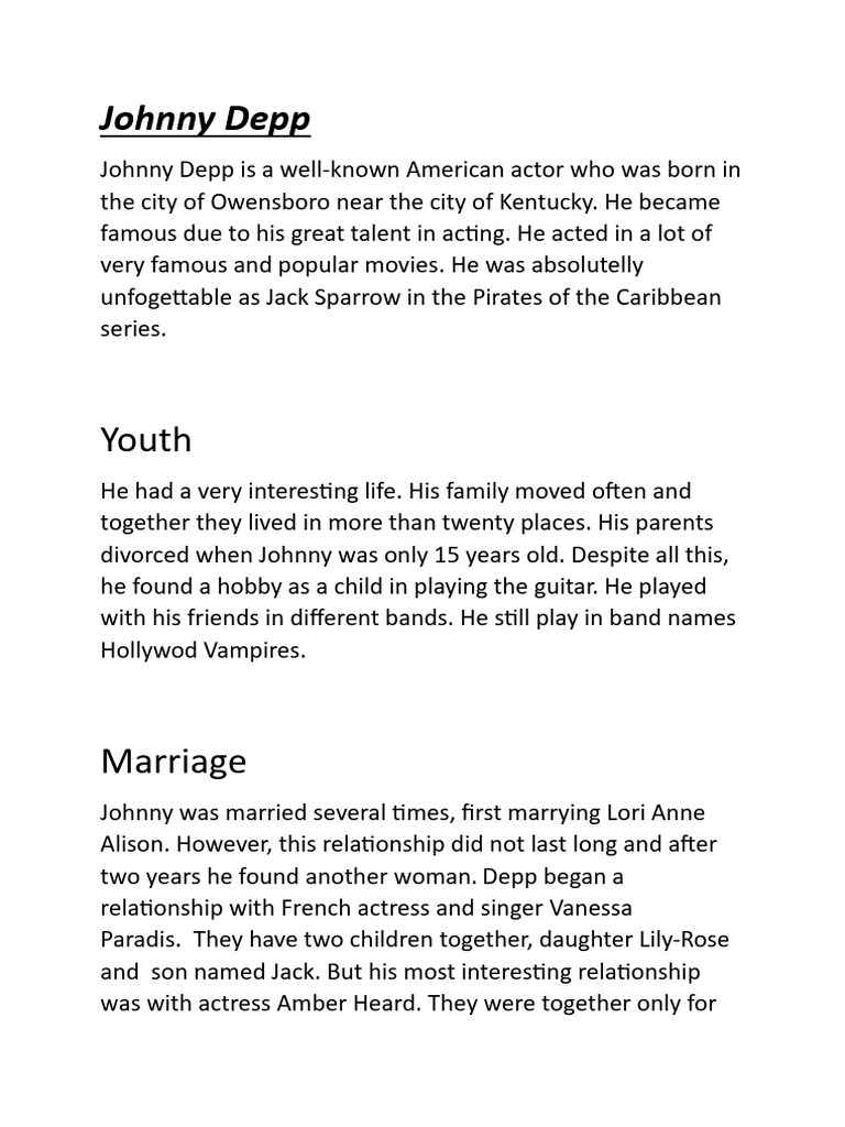 Johnny Depp | PDF