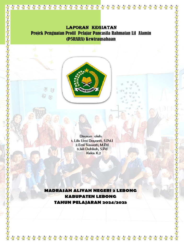 Laporan P5ra Tema Kewirausahaan | PDF