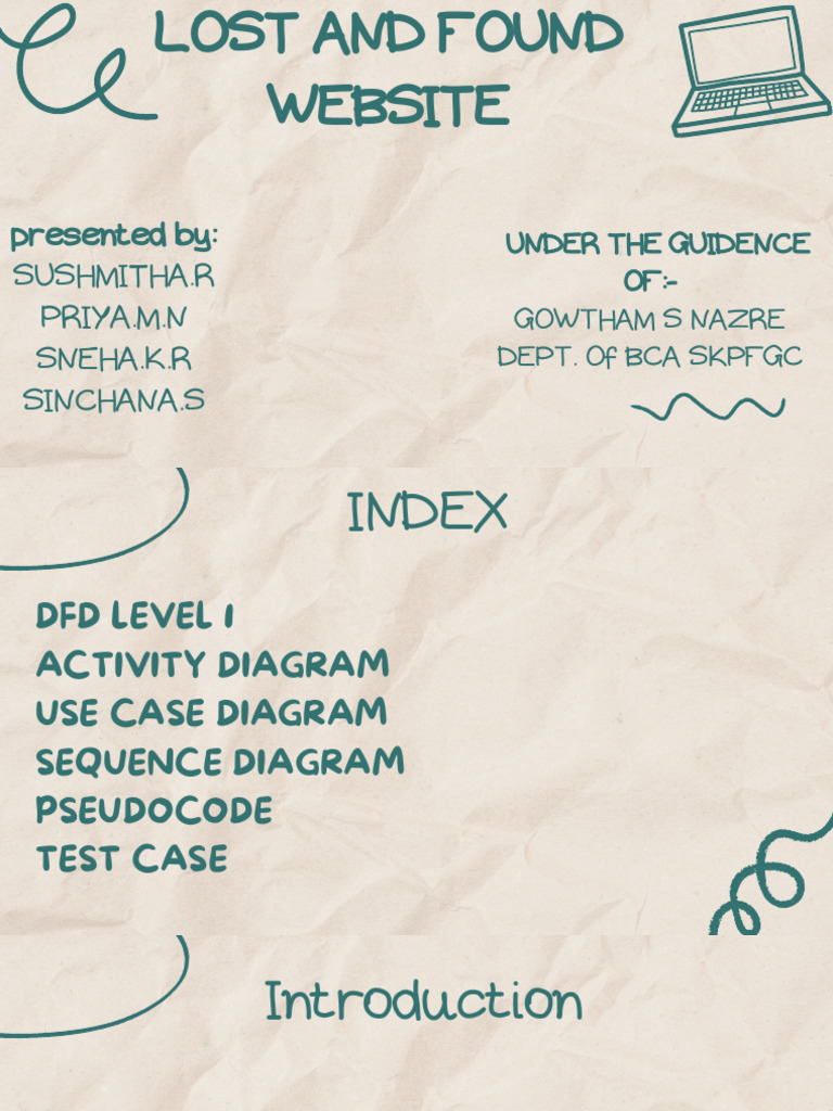 Lost and Found Website Session2 | PDF | Password | Databases
