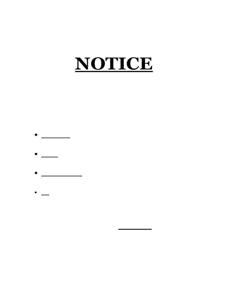 NOTICE For Session 2025-26 Beginning Formatted | PDF