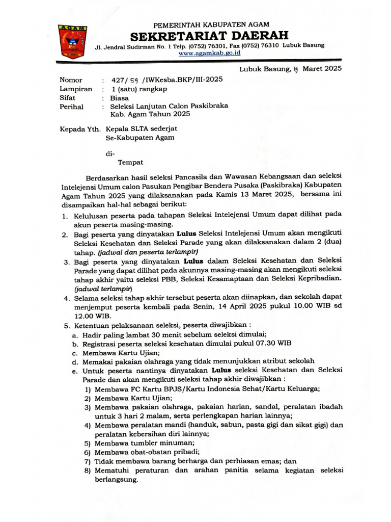 Seleksi Lanjutan | PDF