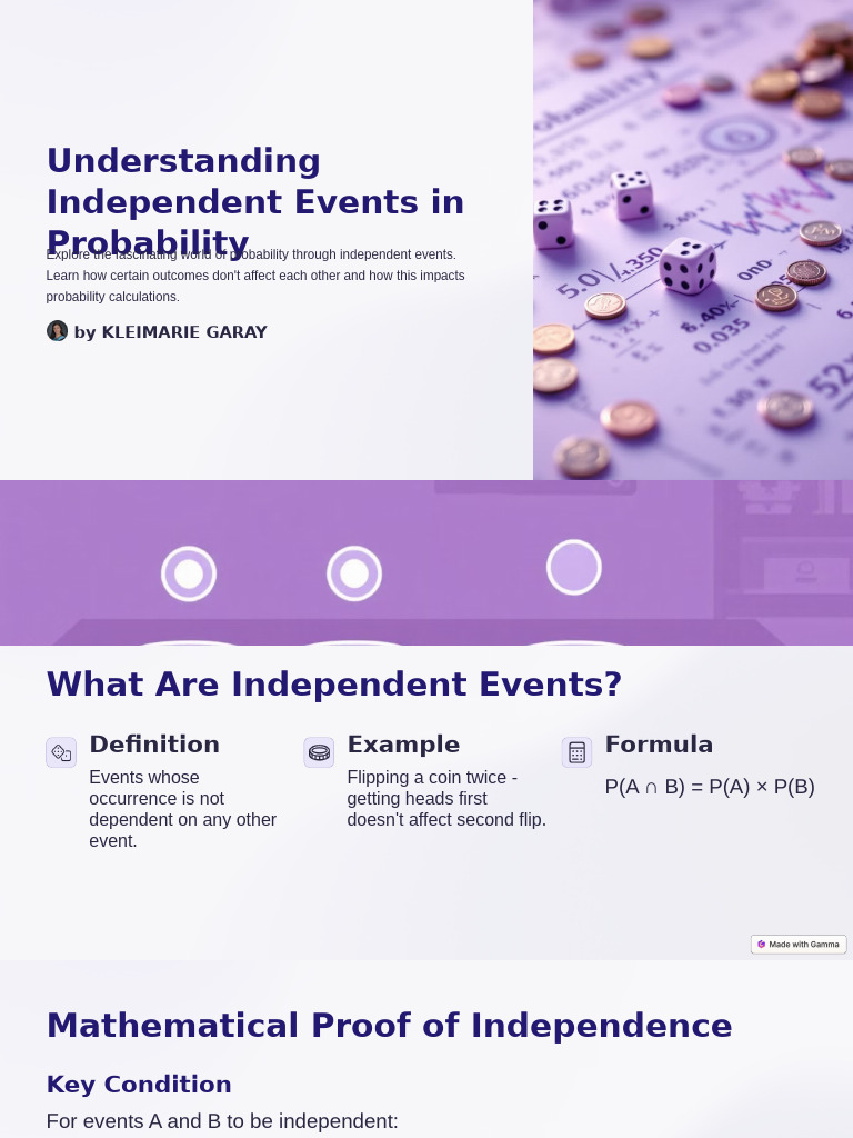 Understanding-Independent-Events-in-Probability (1) | PDF | Odds ...