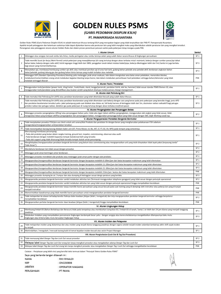 Golden Rules | PDF