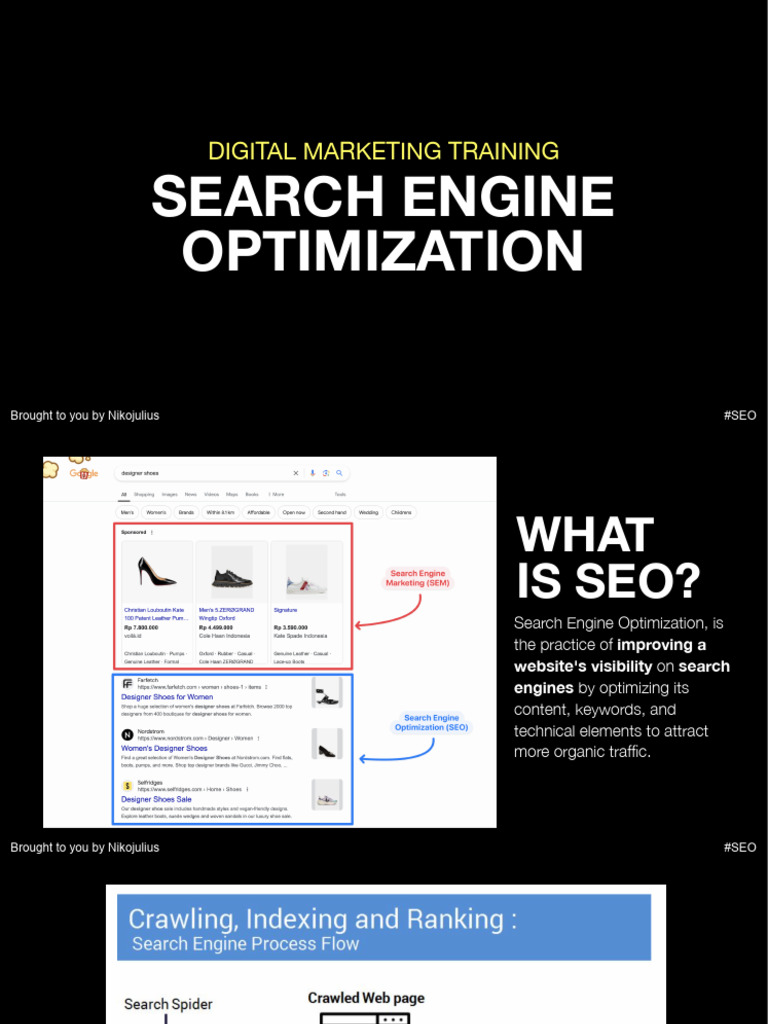 Search Engine Optimization (SEO) Training | PDF | Search Engine Optimization | Hypertext
