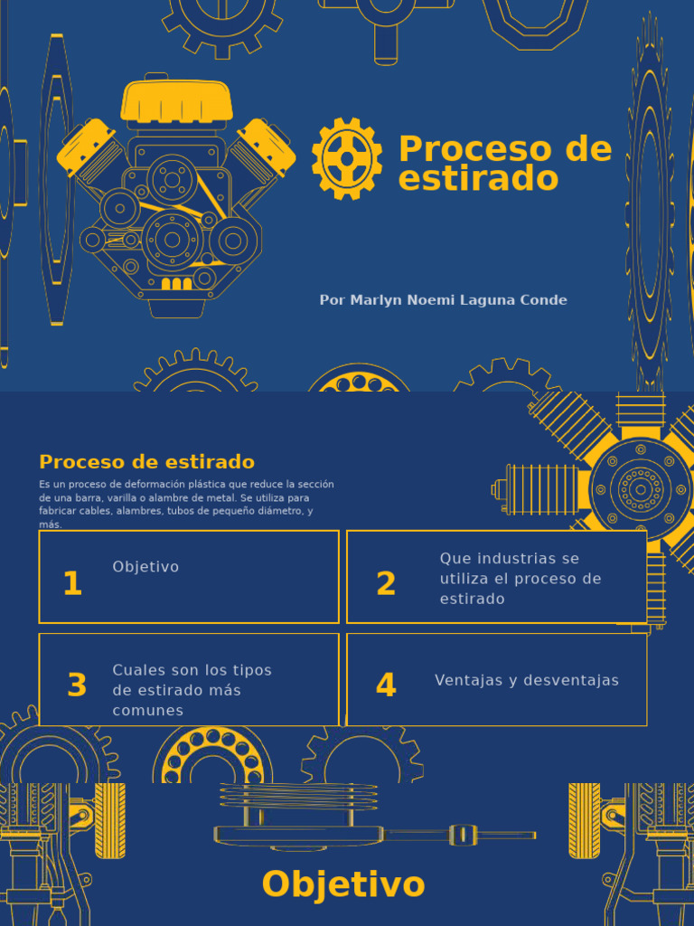 Proceso de Estirado: Tipos y Usos | PDF | Acero | Deformación (ingeniería)