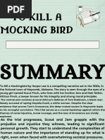 To Kill a Mockingbird Overview | PDF