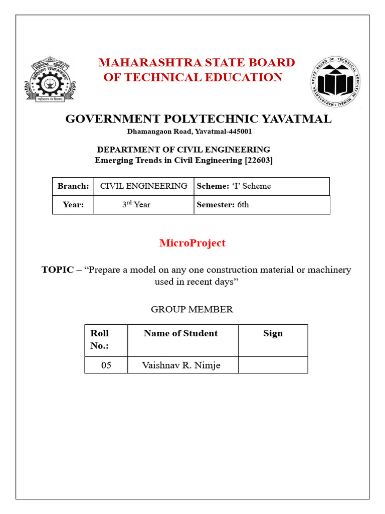 Management - Docx Micro Project-3 123 | PDF | Engineering