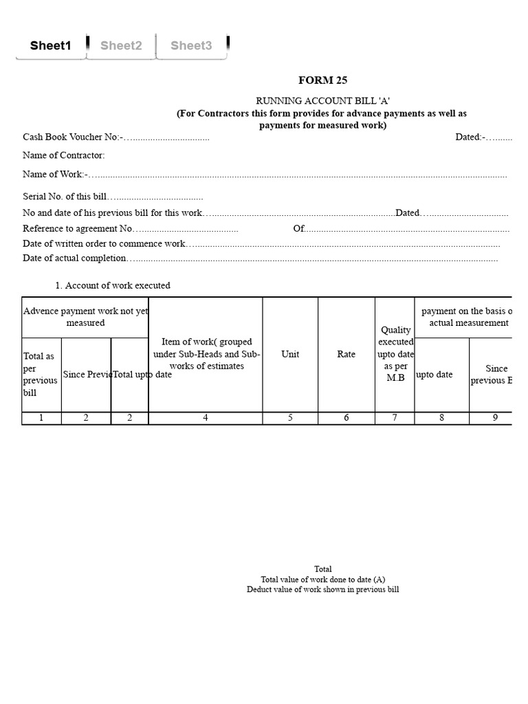 Form 25 | PDF | Business | Payments