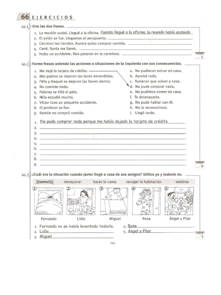 Pret. Pluscuamperfecto | PDF