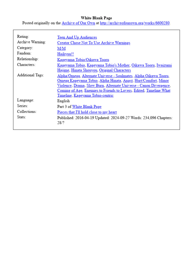 White Blank Page | PDF