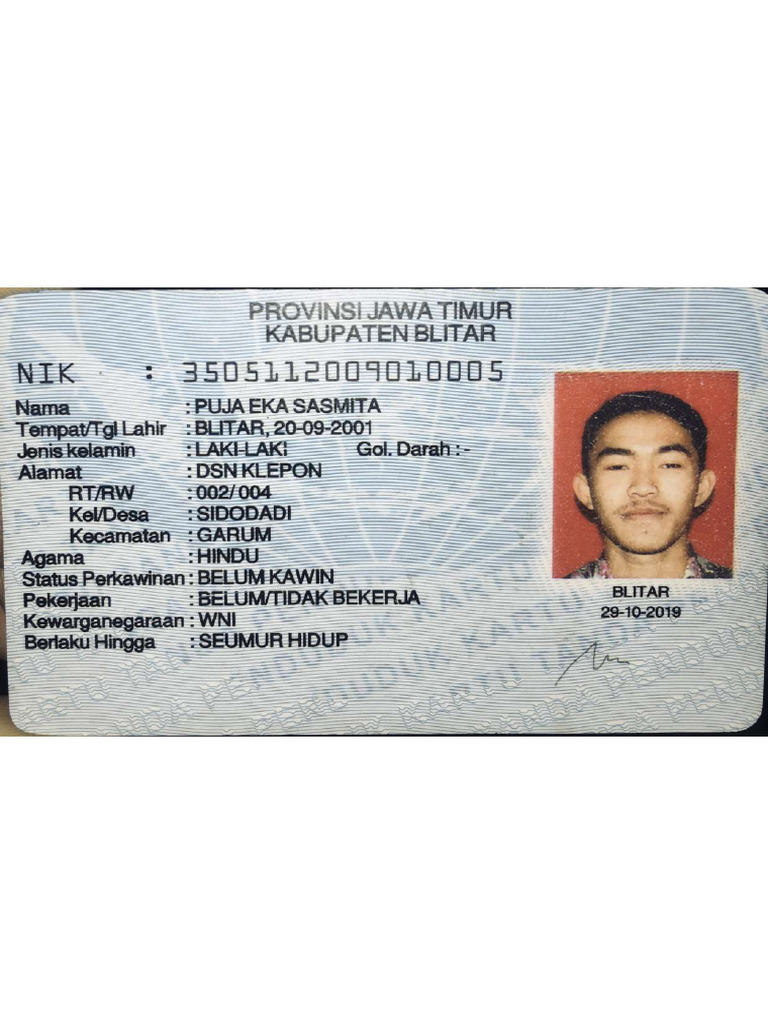 KTP - Puja Eka Sasmita | PDF