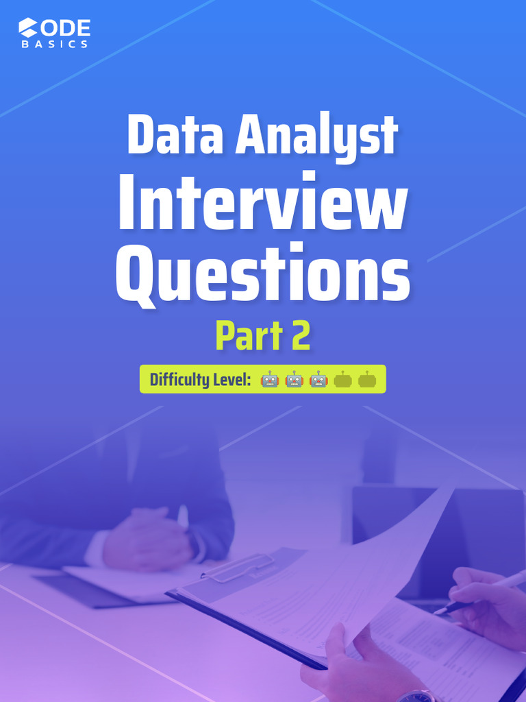 Data Analyst Interview Questions Part 2 | PDF | Table (Database) | Software Design