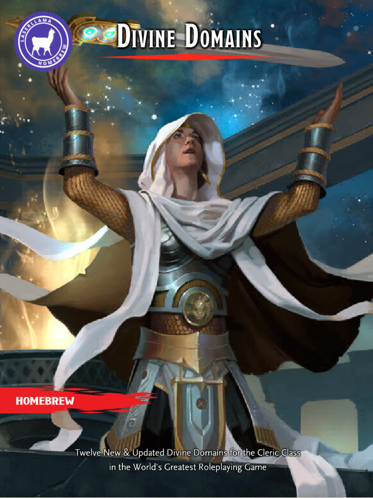 Cleric - Extra Divine Domains (5e Subclass Homebrew) | PDF