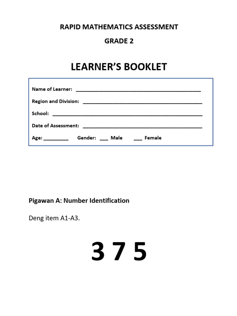 RMA_Grade2 Learners-Booklet_KPM (1) | PDF | Arithmetic | Mathematics