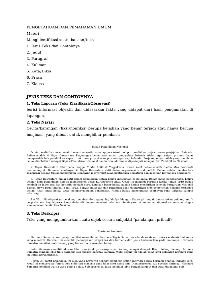 PENGETAHUAN DAN PEMAHAMAN UMUM | PDF