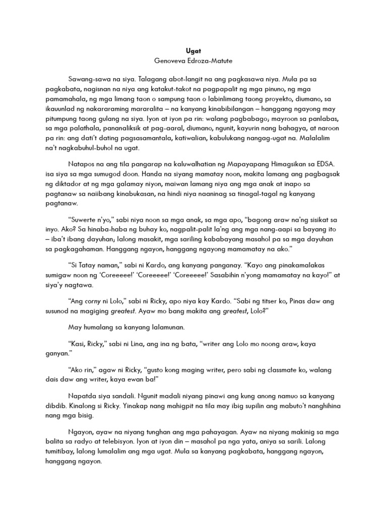 Ugat | PDF