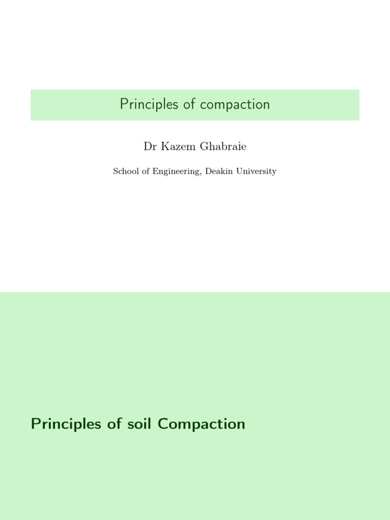 2. Compaction_principles | PDF | Horticulture | Natural Materials