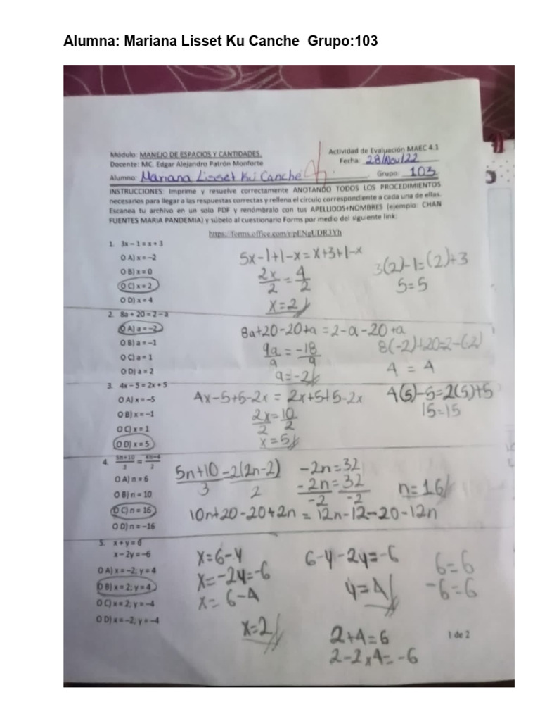 Alumna: Mariana Lisset Ku Canche Grupo:103 | PDF
