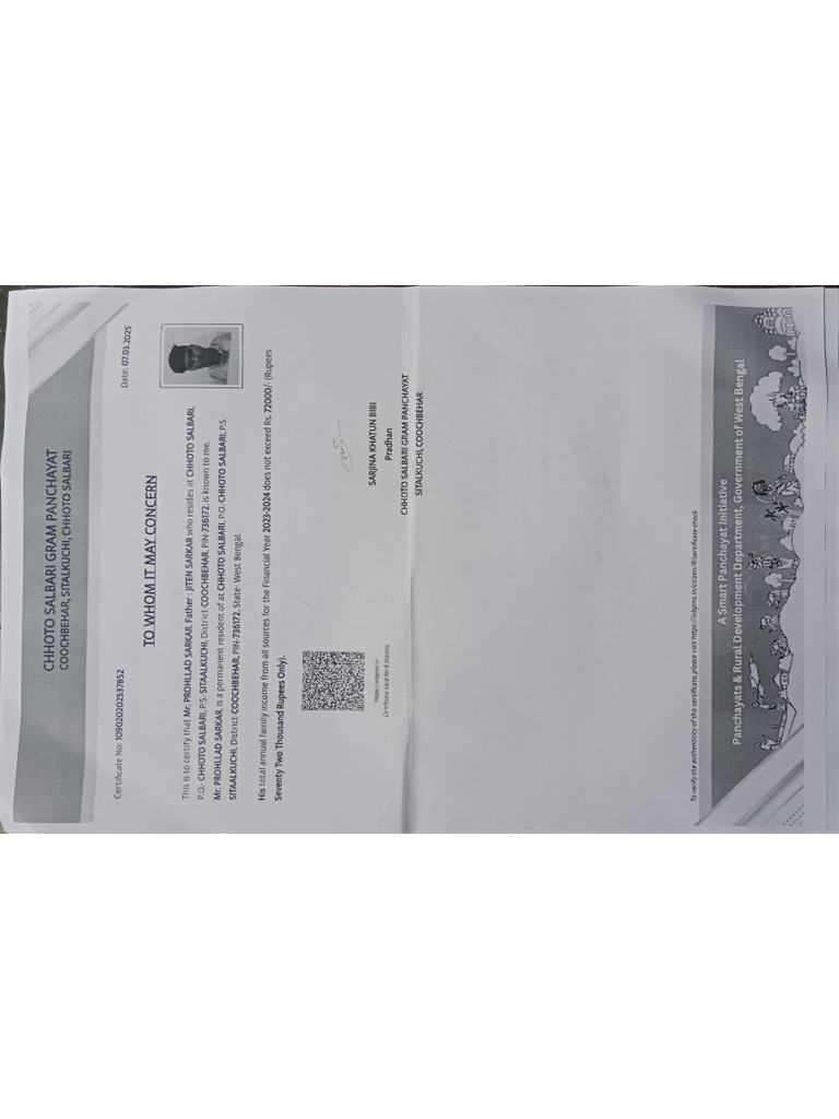 Income Certificate Pro | PDF