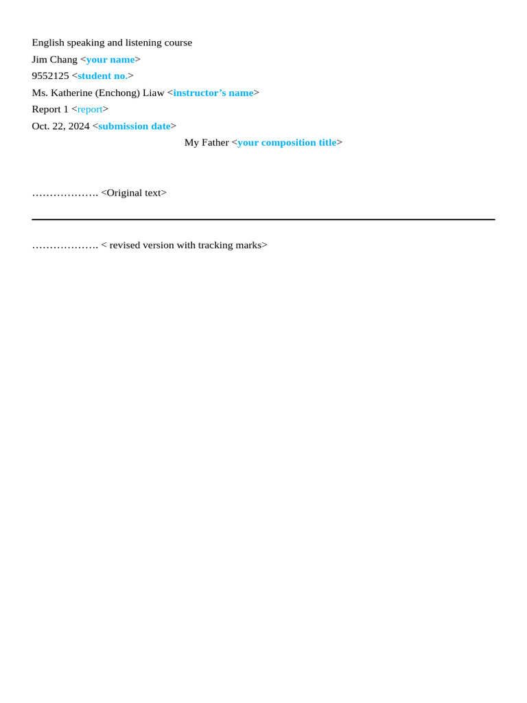 English Speaking & Listening Course Report | PDF