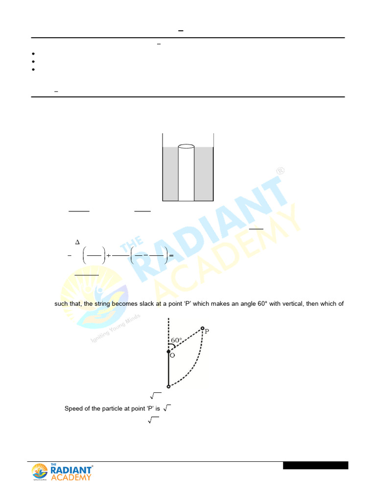FST - (M) - 22-02-25 - JA (Ans) Code-D | PDF | Mechanics | Physics