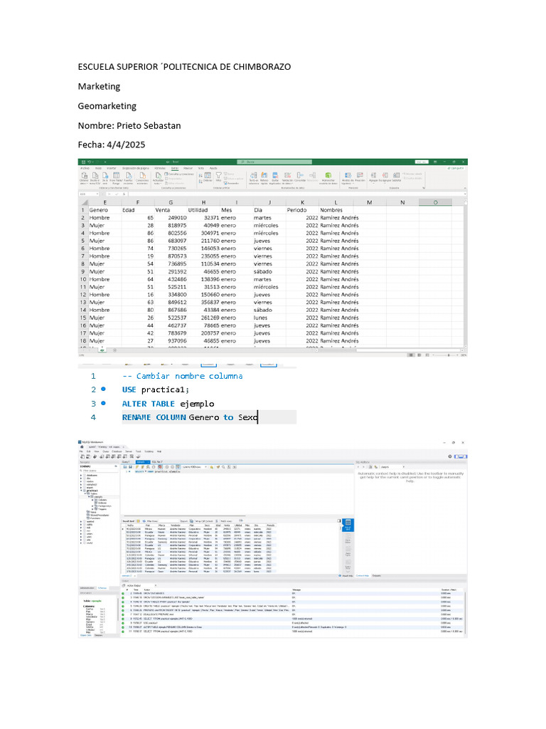 Ejercicio SQL PRIETO | PDF