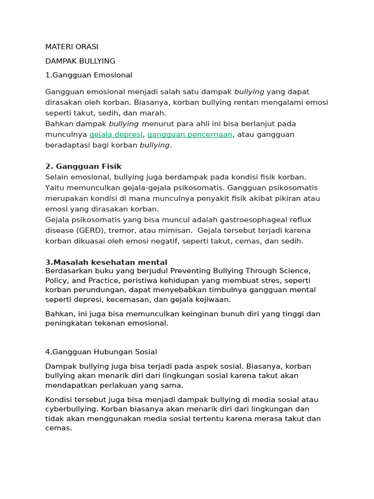 Materi Orasi | PDF