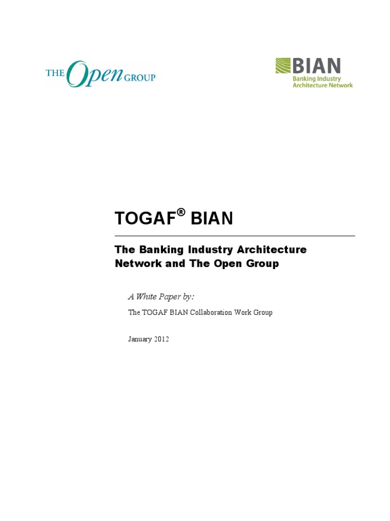 Open Group Togaf Bian | PDF | Service Oriented Architecture ...