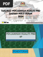 (Pemantauan) Laporan Penjaminan Kualiti 4p PBD Tahun 2025 | PDF