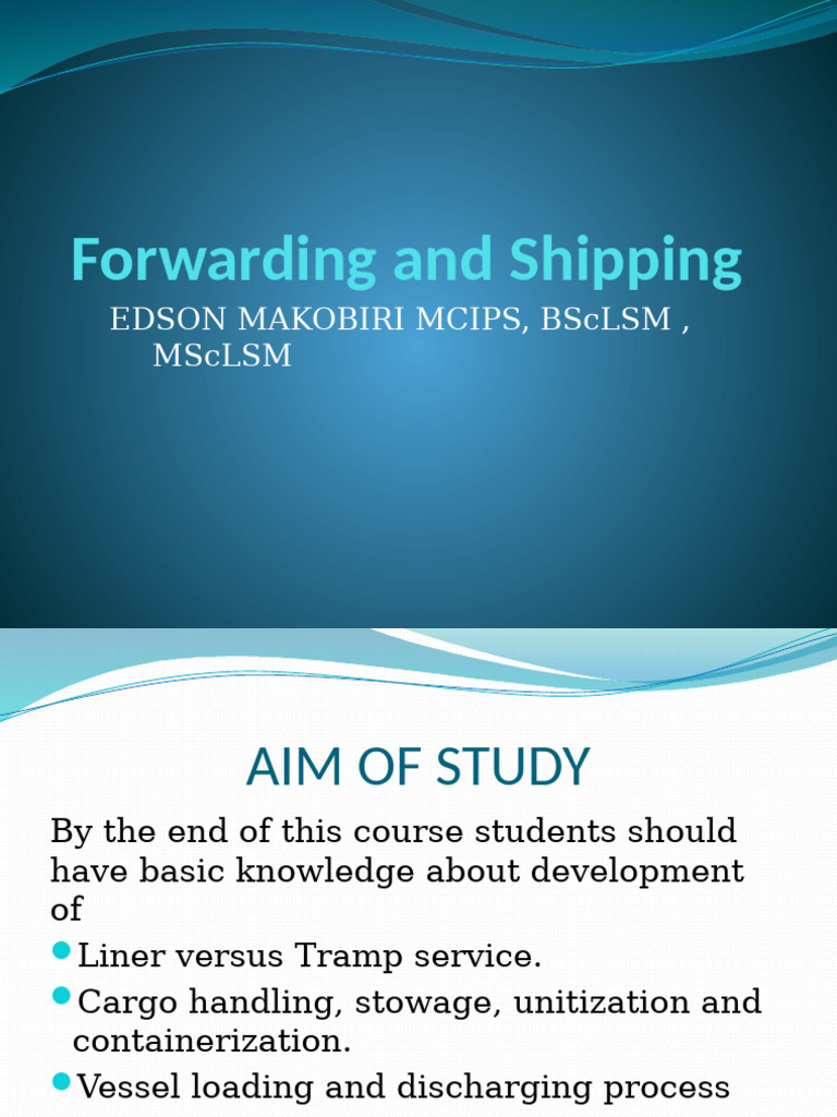 Liner vs. Tramp Shipping Services Explained | PDF