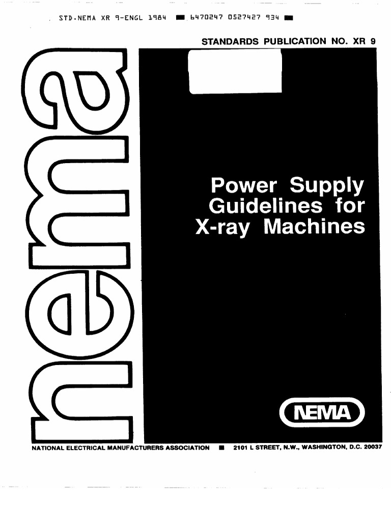 NEMA XR 9 X-Ray Machines | PDF