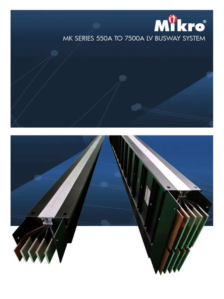 MIKRO Busway Epoxy Insulated Busduct Catalog MK Series | PDF ...