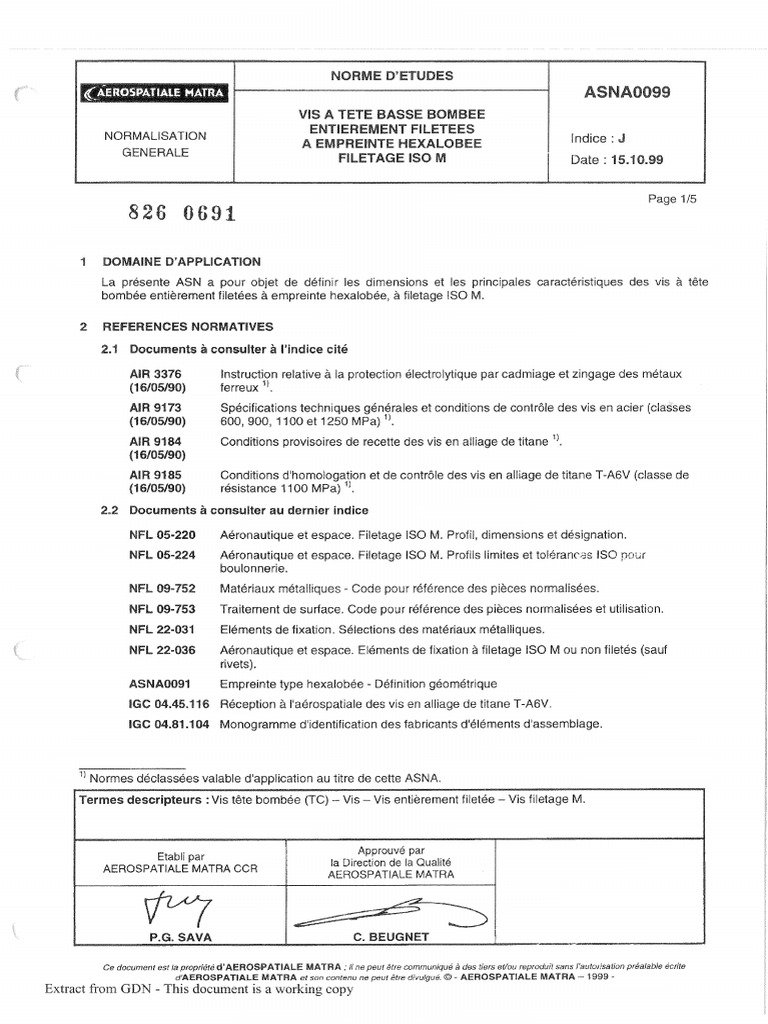 ASNA 0099 Octobre 1999 | PDF