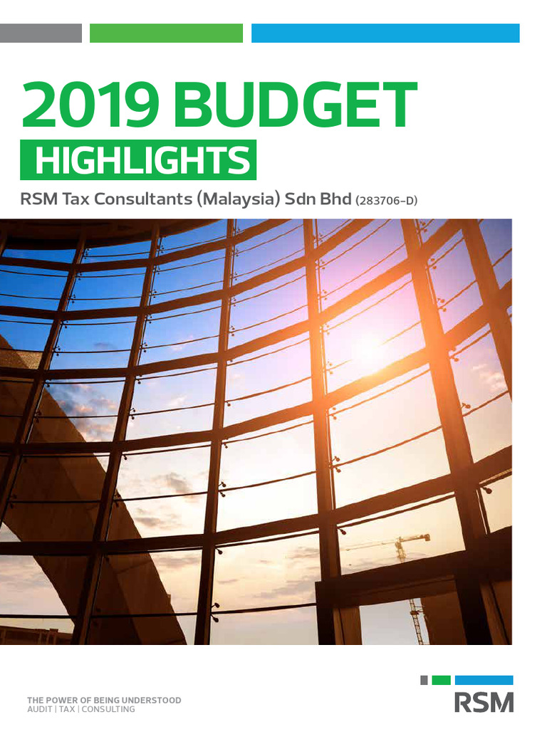 Budget Highlights 2019 BY RSM | PDF | Taxes | Expense